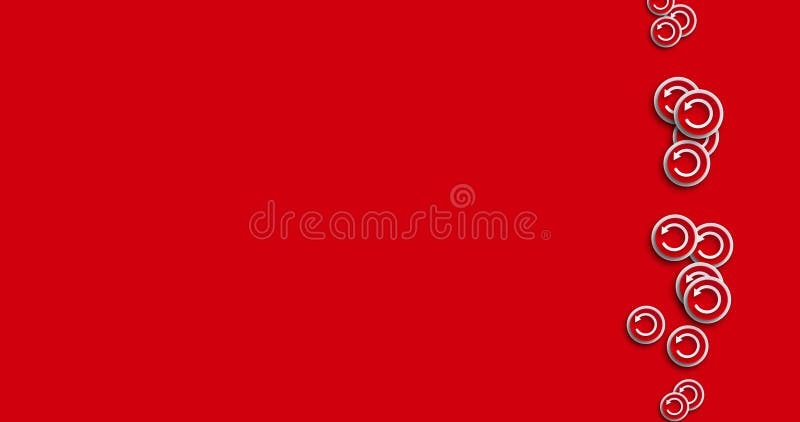 Animation Modern Abstract Repeat Icons Motion Background. Stock Video ...