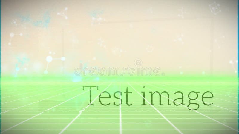 Animation of Molecules Moving Over Test Image Text Stock Video - Video ...