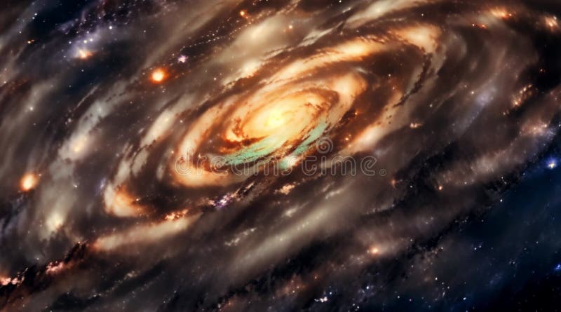 Animation, Motion Effect, Background with Galaxy in Space Stock Video ...