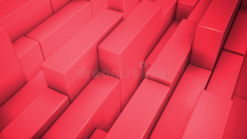 Animation of Moving Blocks in the Form of Plastic Stock Footage - Video ...