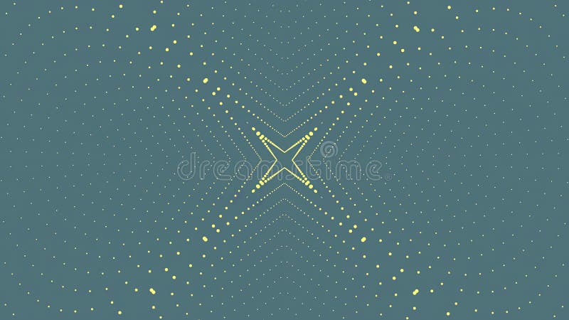Animation of Moving Dots in Tunnel Effect Pattern. Animation. Dots Move ...