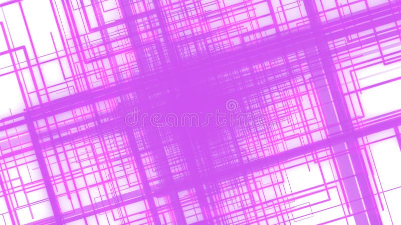 Animation of Moving Drawn Grid in Space. Motion. Movement through ...