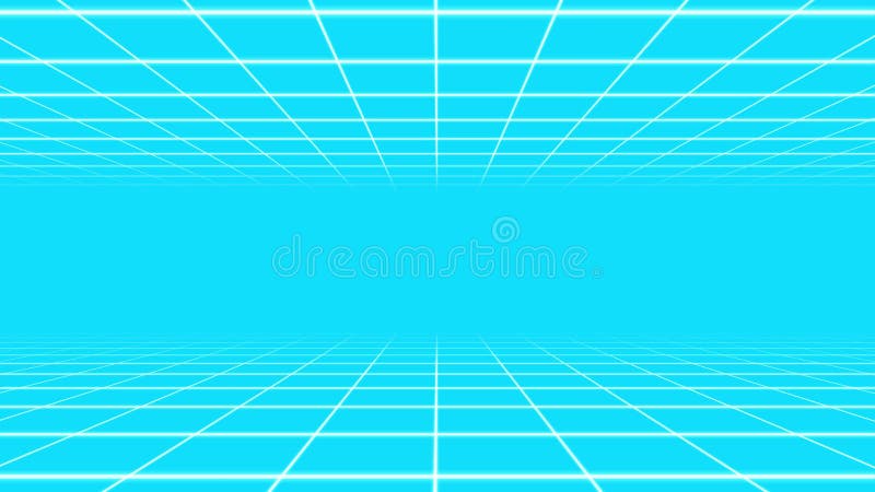 Animation of Moving Forward through Neon Grid Floors and Ceilings Stock ...
