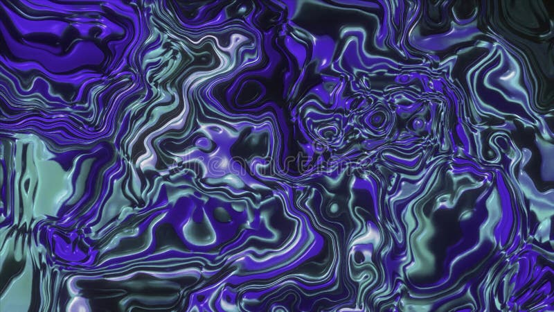 Animation of Moving Pattern of Liquid Plasma. Motion. Molten Liquid ...