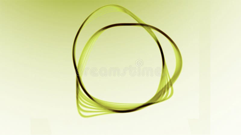 Animation with Moving Ring Vibrations. Design. 3D Ring in Space with ...