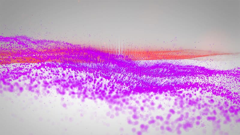 Animation of Moving Spots on White Background Stock Footage - Video of ...