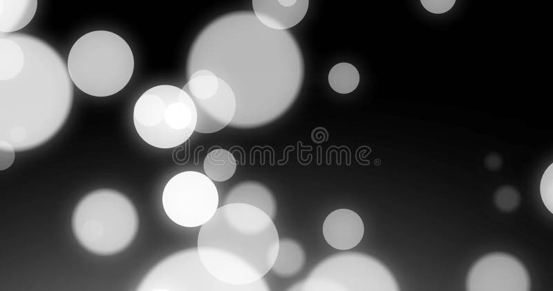 Animation of Moving White Spots on Black Background Stock Footage ...