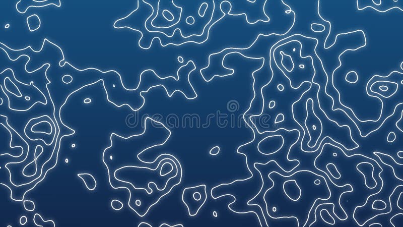 3D Digital Topographic Map. Template for Motion Graphic 3D Render Loop ...