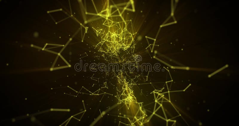 Animation of Detailed Plexus Structure 4k Stock Video - Video of ...