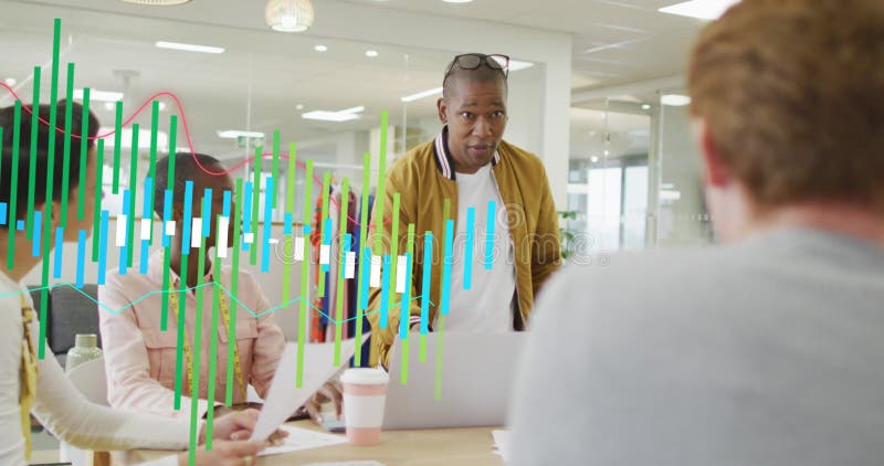 Animation of Multicolored Graphs Over Diverse Coworkers Sharing Ideas ...