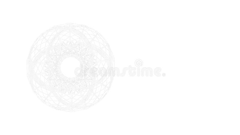 Animation of Multiple Circles Moving on White Background Stock Video ...