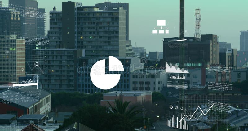 Animation of Multiple Graphs, Map, Icons and Computer Language Over ...