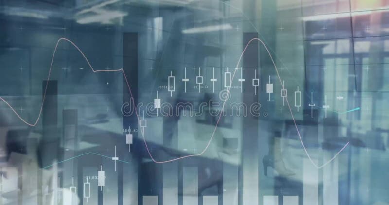 Animation of Multiple Graphs Over Time Lapse of Walking People Over ...