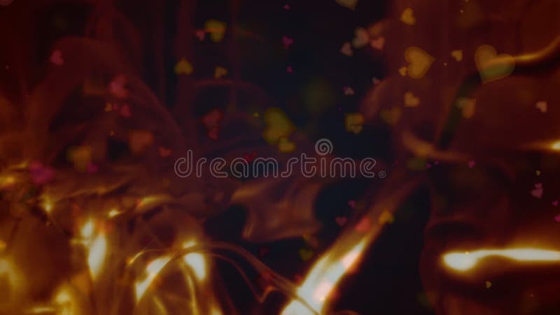 Animation of Multiple Heart Icons Floating Over Red Digital Wave Moving ... Animation of Multiple Heart Icons Floating Over Red Digital Wave Moving ...
