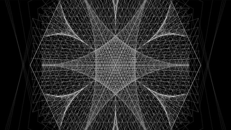 Animation with Multiple Lines that Form Geometrical Figures Stock Video ...
