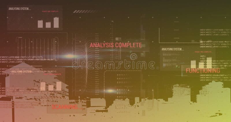 Animation of Multiple Texts, Graphs, Loading Bars, Lines Against Modern ... Animation of Multiple Texts, Graphs, Loading Bars, Lines Against Modern ...