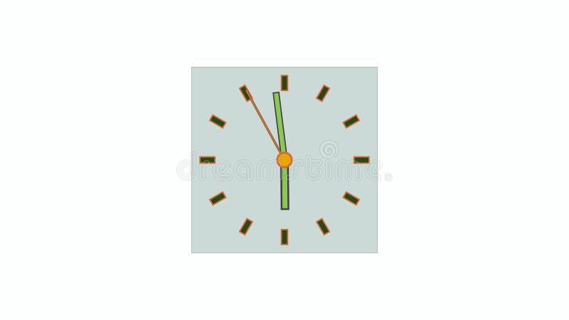 Animation of the MYTH BUSTING Concept Text Written on the Clock Face ...