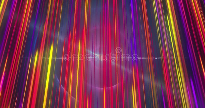 Animation of Neon Light Trails Moving on Seamless Loop on Black ...
