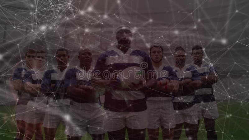 Animation of Network of Connections with Data Processing Over Diverse ...