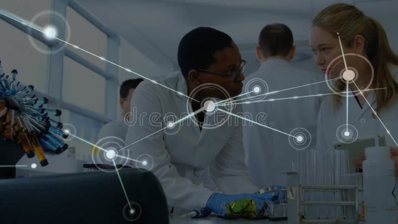 Animation of Network of Connections Over Diverse Female Scientists ...