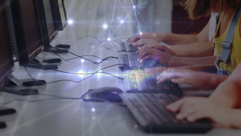 Animation of Network of Connections Over Diverse Group of ...