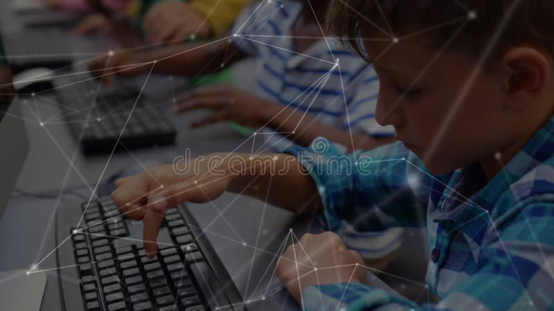 Animation of Network of Connections Over Diverse Pupils Using Computers ...