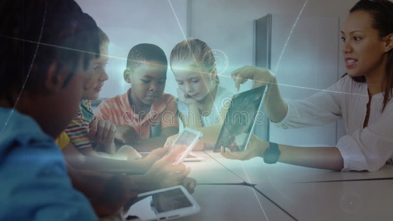 Animation of Network of Connections Over Diverse Students in the ...