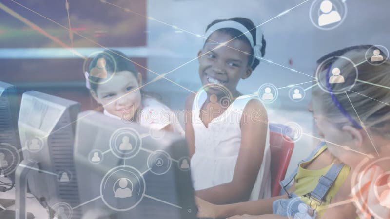 Animation of Network of Connections Over School Children Using ...