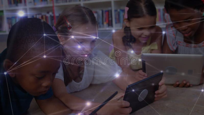 Animation of Network of Connections Over School Children Using Tablets ...
