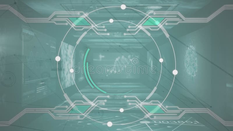 Animation of Network of Connections Over Scope Scanning and Data ...