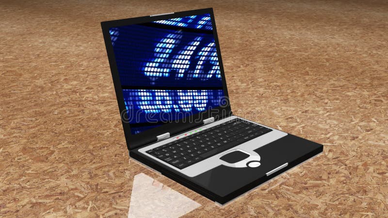 Animation of One Laptop Opening Stock Footage - Video of laptop, copy ...