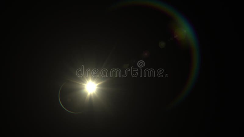 Animation Optical Lens Flare Effect, Light Burst. Explosion Flash ...