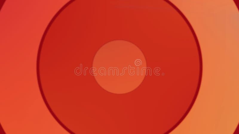 Animation Of Orange Circles Pulsating On Seamless Loop Stock Video