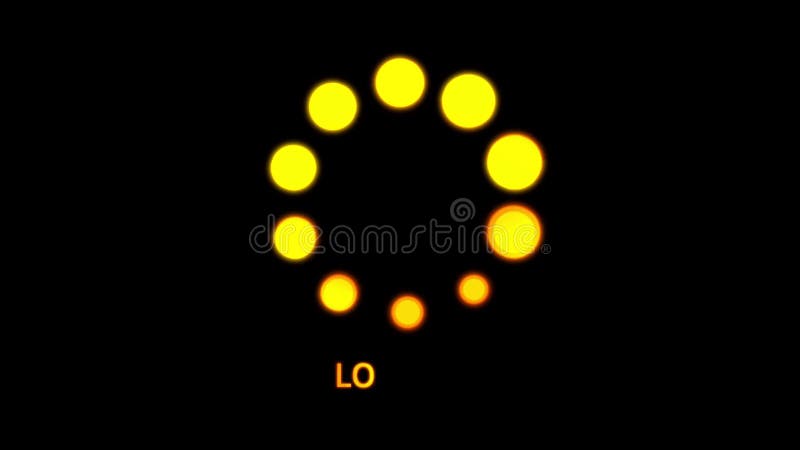 Orange Loading Pattern Circle Waiting Animation on Green Screen 4 Stock ...