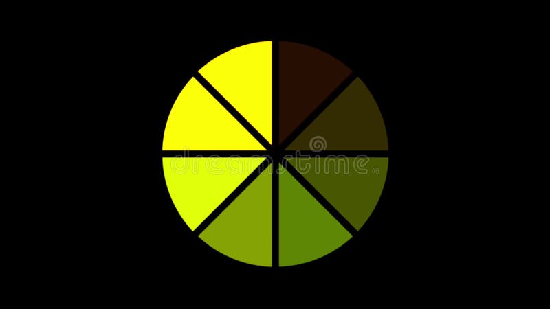 Orange Loading Circle Spinning with Light Particles Background Stock ...