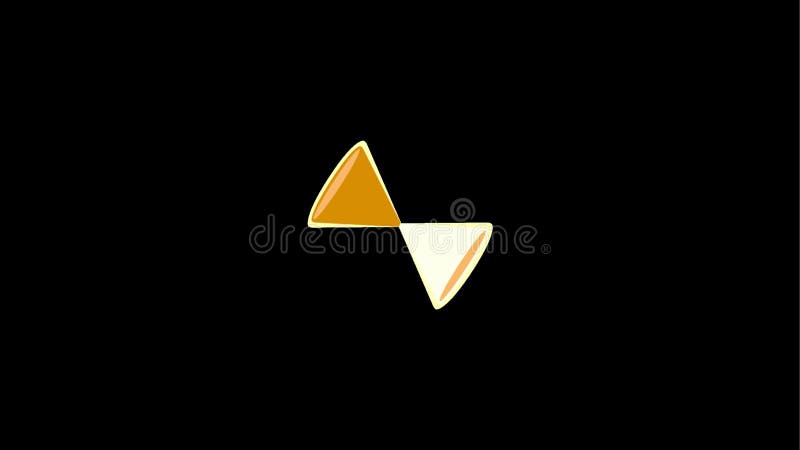 Animation of Orange Loading Circle on Black Background. . Stock Video ...