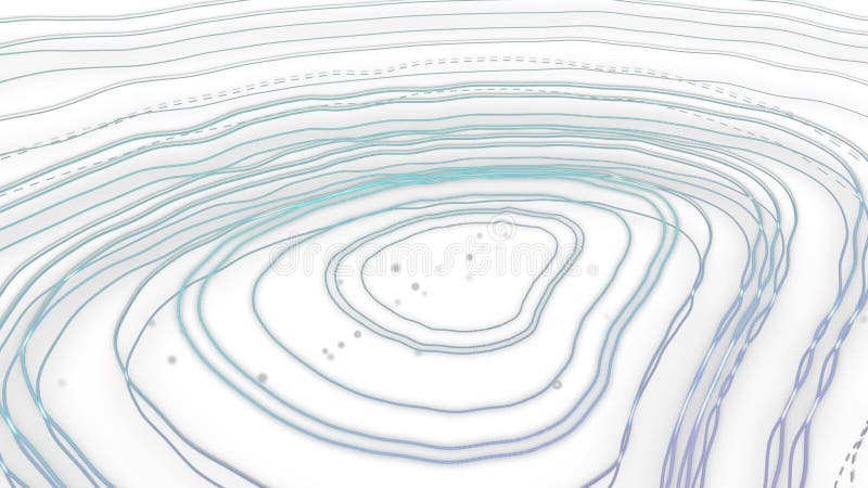 Animation of Particles Over Topography Structures Against Copy Space on ...