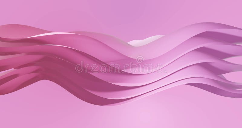 Animation of Pink Gradient Layers Waving Over Pink Gradient Background ...