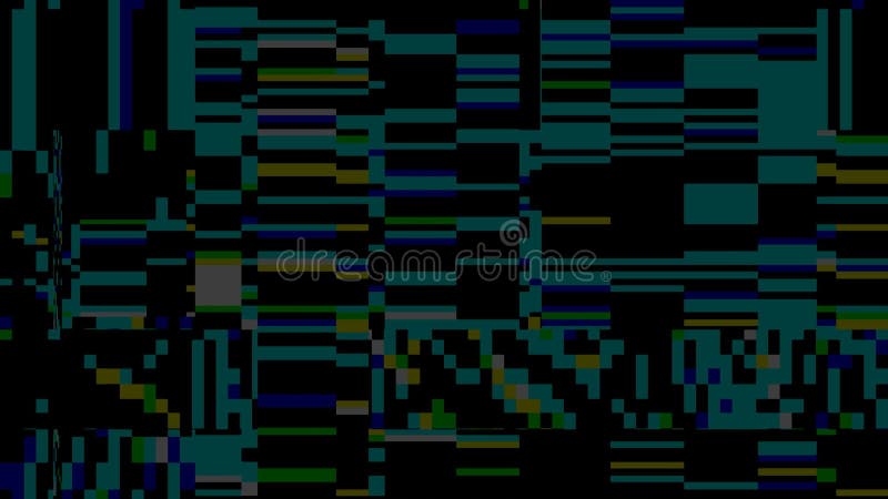 Animation with Pixel Blocks Moving in Space. Stock Footage - Video of ...