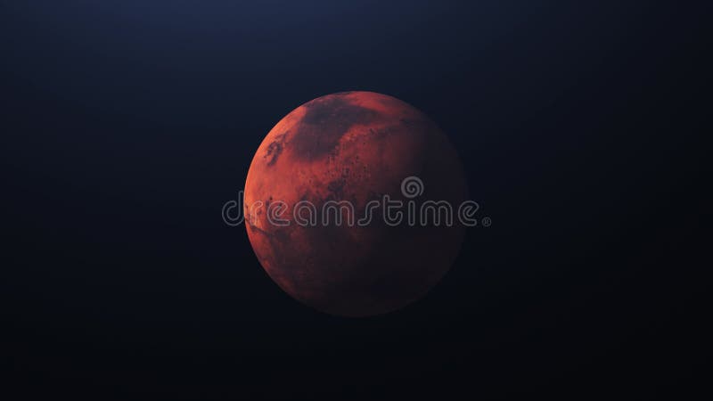 Animation of Planets Mars in Space Stock Footage - Video of fantasy ...