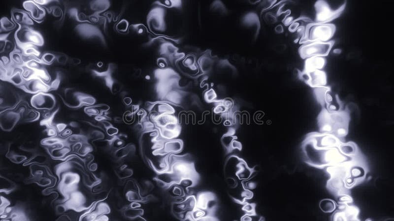 Animation with Plasma Molecules in Pattern. Motion. Glowing Psychedelic ...