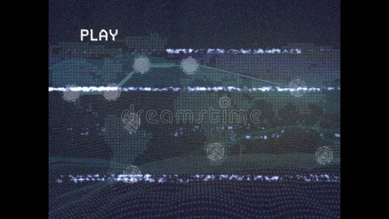 Animation of Playback Interface with Interference and World Map and ...