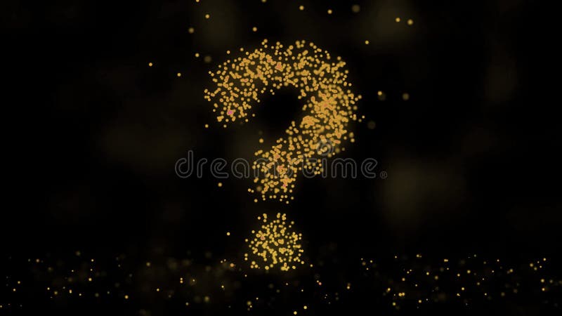 Animation of Plexus Network from Question Symbol on Colorful Background ...