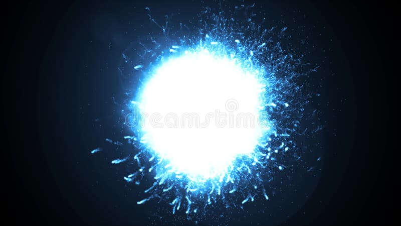 Shockwave Power Fire Meteor Loop Stock Footage - Video of explosion ...