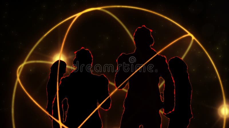 Animation Presenting a Group of People Dancing Stock Photo - Image of ...