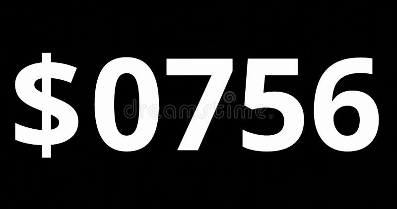 Animation of Price Increase for Inflation or Saving Stock Footage ...