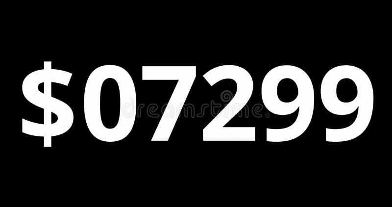 Animation of Price Increase for Inflation or Saving Stock Video - Video ...