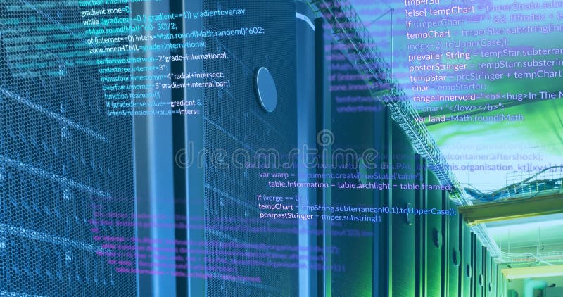 Programming Language on Notebook Used by Server Room it Experts, Close Up Stock Video - Video of ...