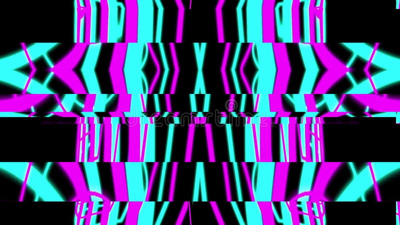 Animation - Pulsating Neon Disco Background VJ Loop. Stock Video - Video of pattern, graphic ...