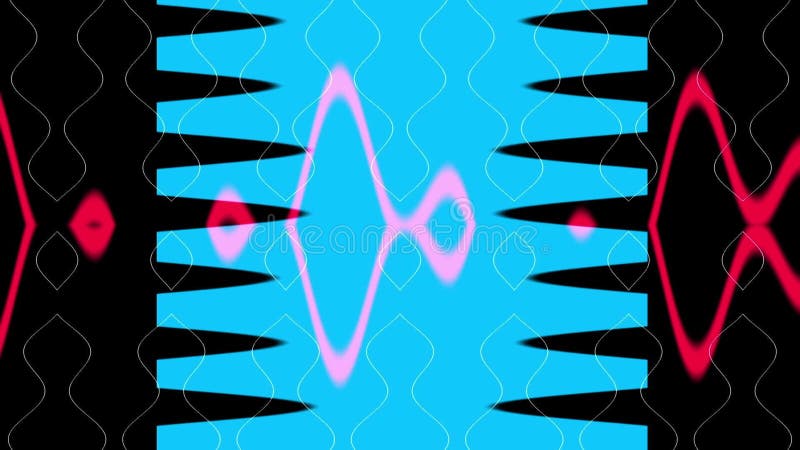 Animation - Pulsating Neon Disco Background VJ Loop. Stock Video ...